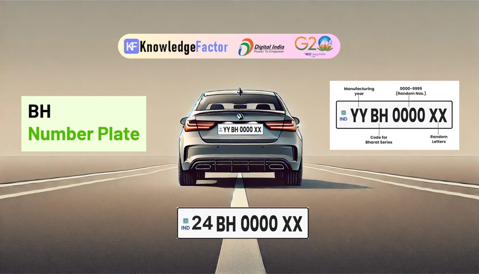 24 BH Number Plate : Everything You Need | Knowledge Factor